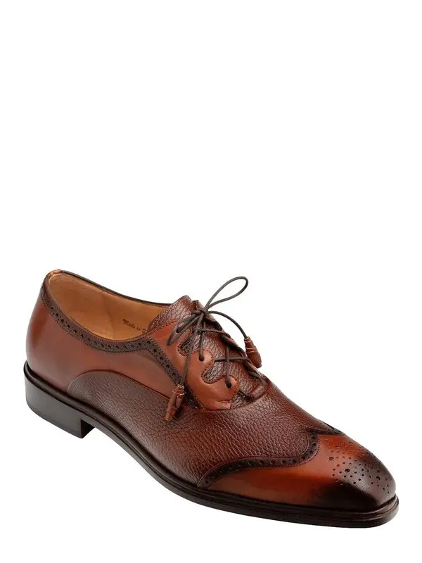 Mezlan Nord Wingtip Oxford - Cognac
