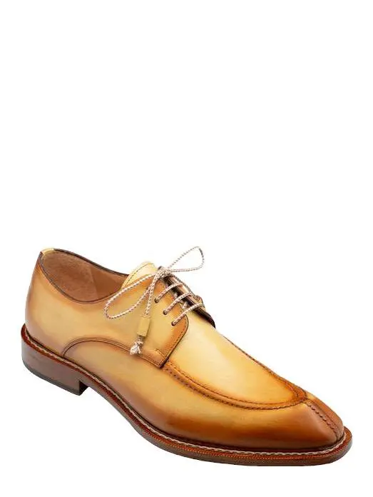 Mezlan Belmonte Leather Derby - Dark Mustard