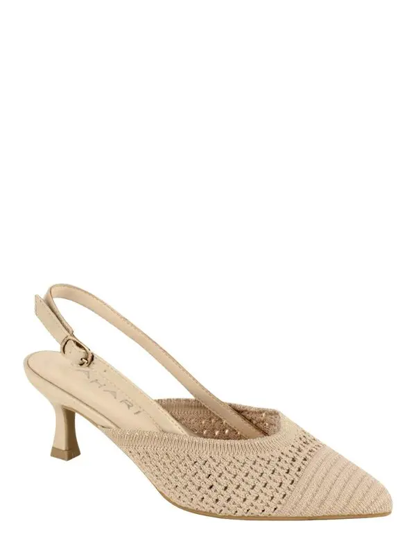 Tahari Palermo Slingback Pump - Natural