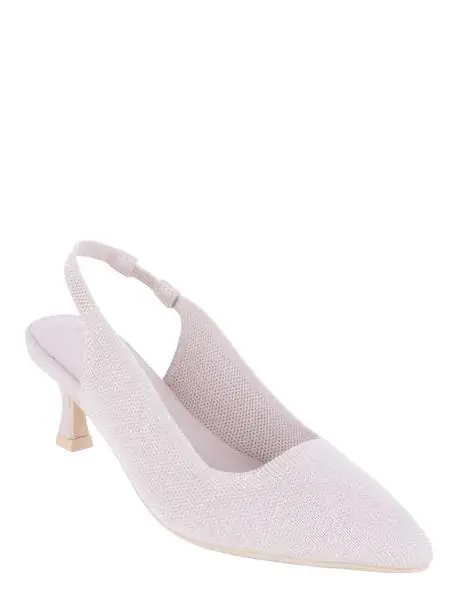 Tahari Zurich Slingback Pump - Beige/gold