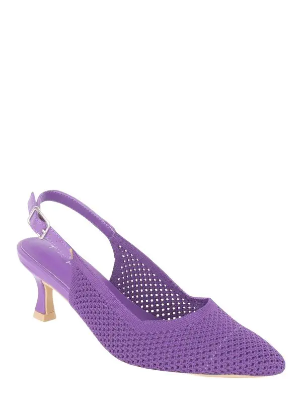 Tahari Galway Slingback Pump - Dark Purple