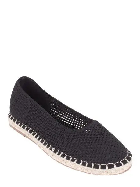 Tahari Juniper Espadrille Ballet Flat - Black