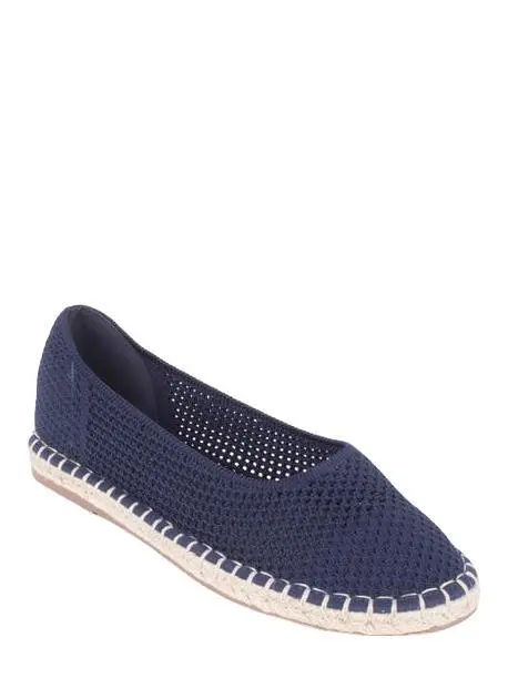 Tahari Juniper Espadrille Ballet Flat - Navy