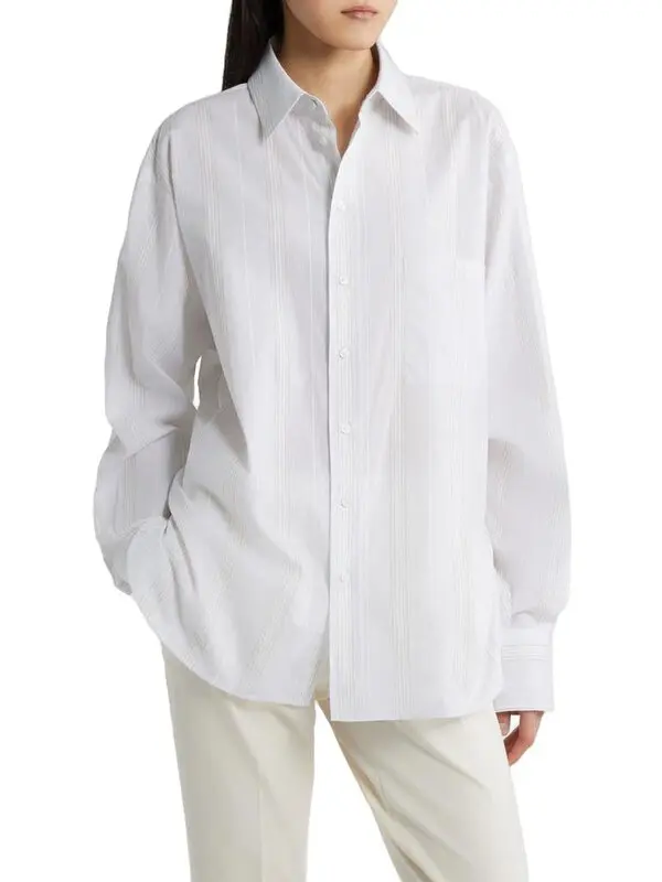 BOSS Cotton Button-up Shirt - Pale Lagoon