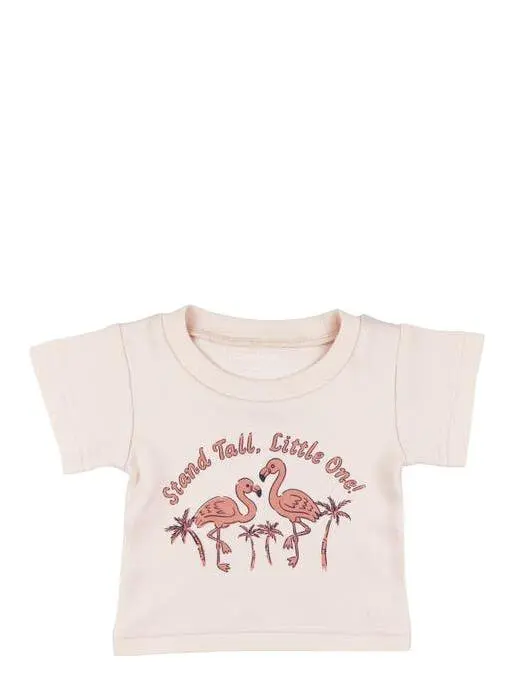 L'OVEDBABY Boxy Graphic T-shirt - Flamingo