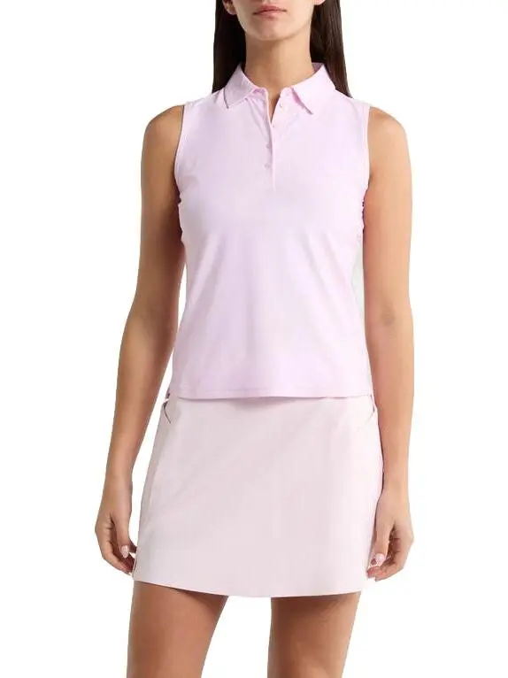 G/fore Golf Sleeveless Polo - Blush