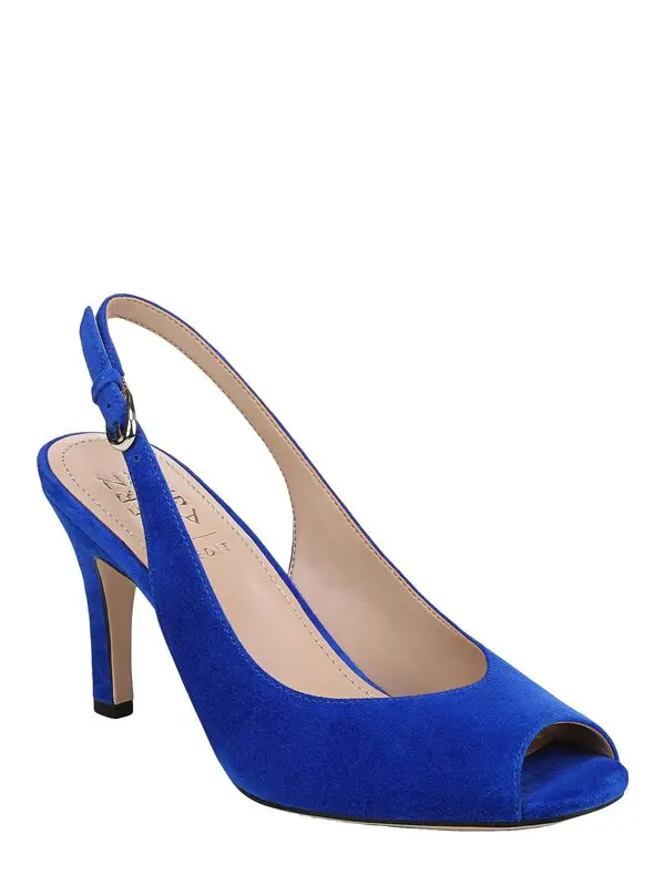 27 EDIT NATURALIZER Alexa Peep Toe Slingback Pumps - Photon Blue