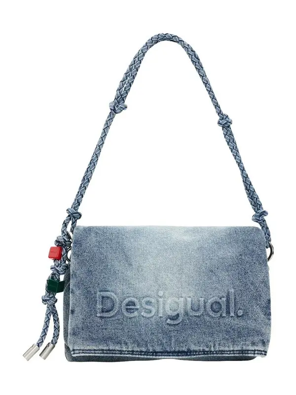 Desigual Denim Crossbody Bag - Light Blue