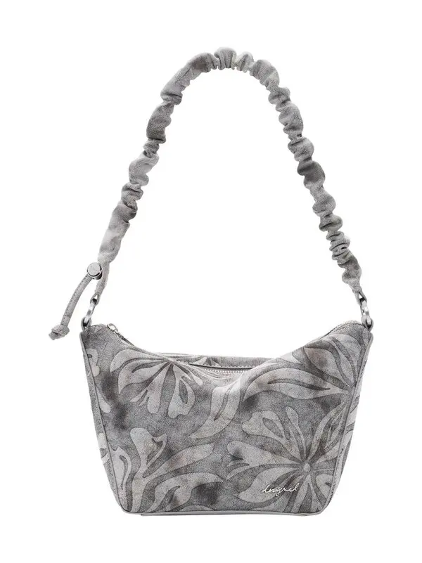 Desigual Floral Shoulder Bag - Black