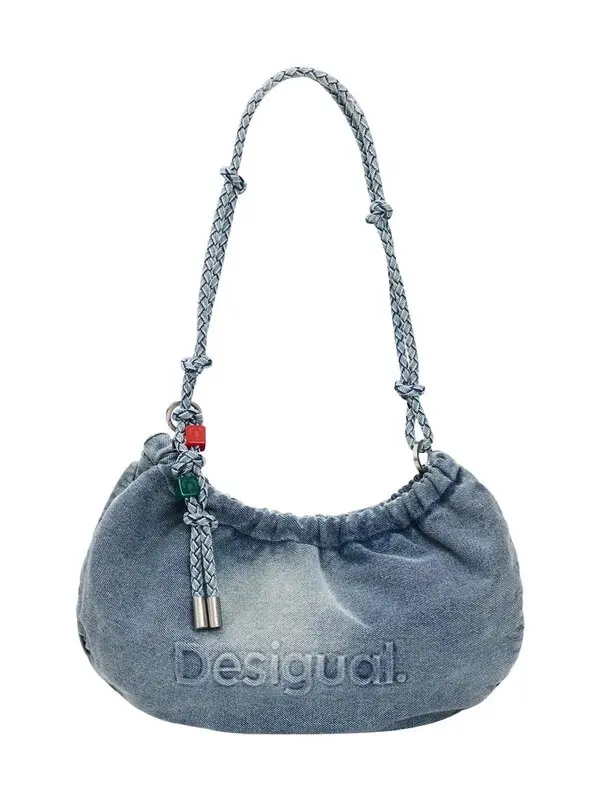 Desigual Denim Shoulder Bag - Light Blue