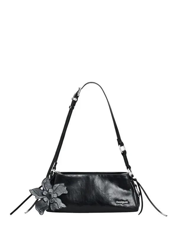 Desigual Faux Leather Crossbody Bag - Black