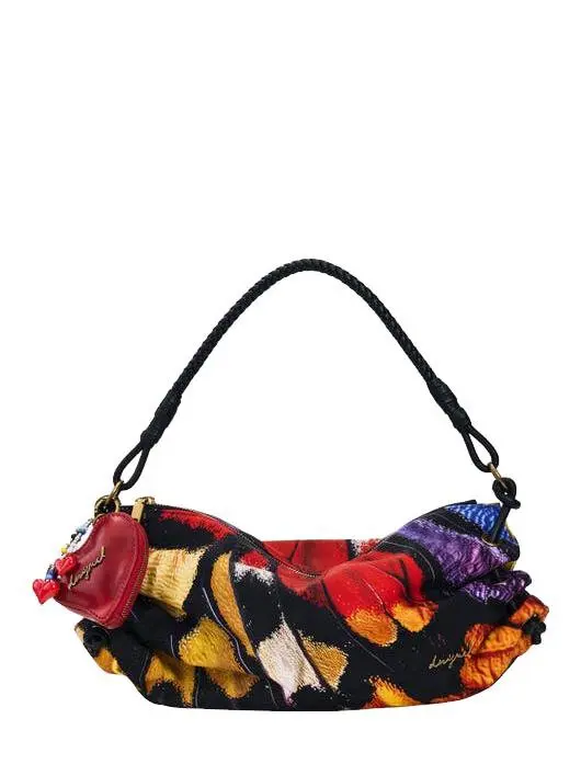 Desigual Butterfly Print Cotton Bag - Multi
