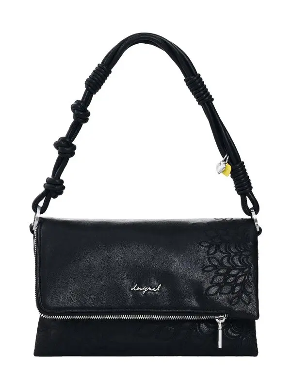 Desigual Faux Leather Crossbody Bag - Black