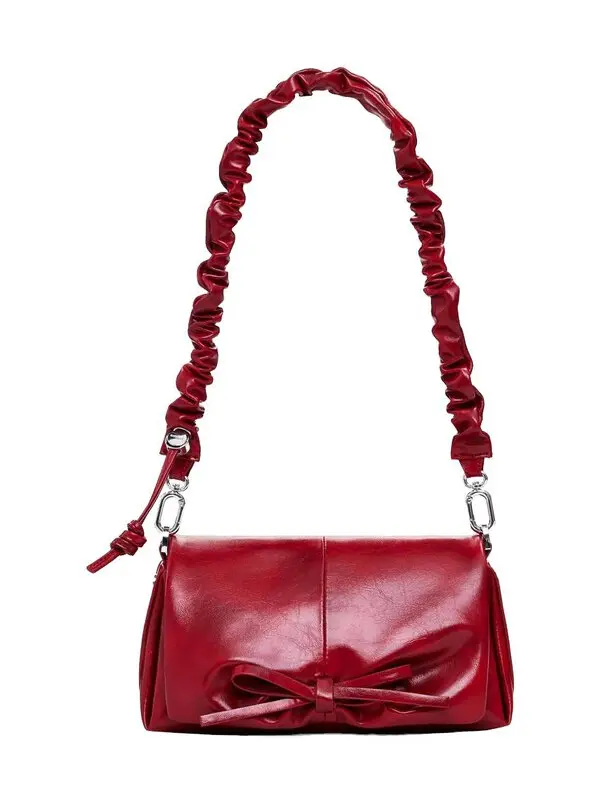Desigual Faux Leather Crossbody Bag - Red