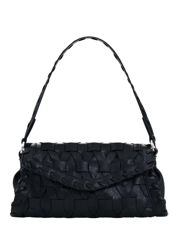 Desigual Faux Leather Crossbody Bag - Black
