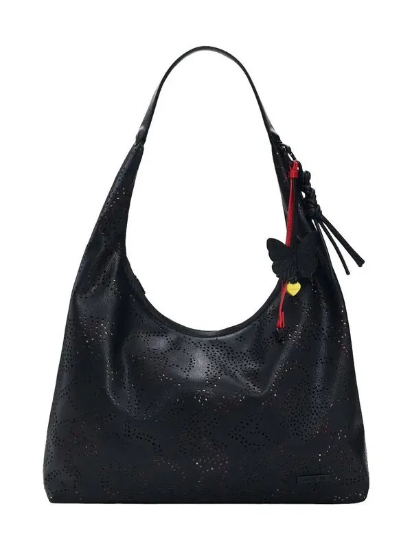 Desigual Faux Leather Shoulder Bag - Black