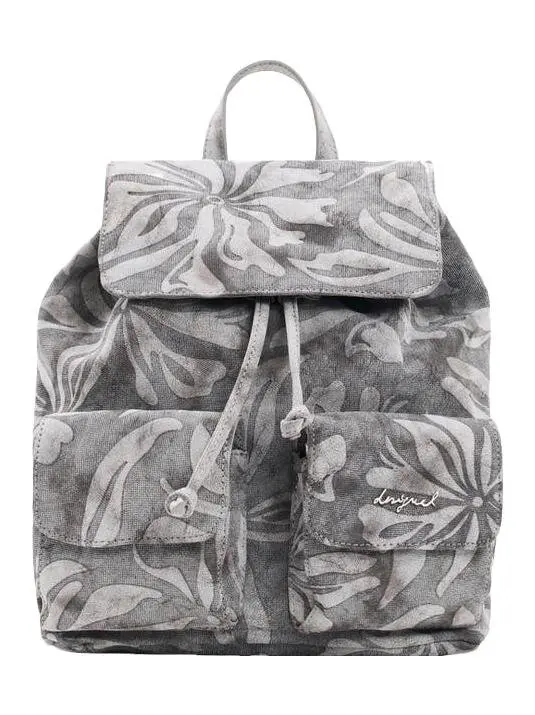Desigual Floral Mini Backpack - Obsidian