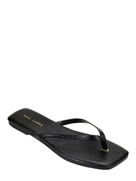 Yosi Samra Mercer Flip Flop - Black