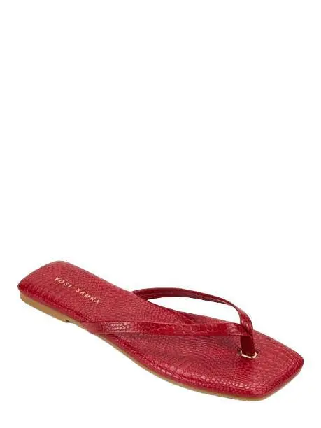 Yosi Samra Mercer Flip Flop - Red