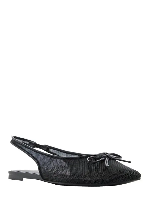 CALL IT SPRING BY ALDO Jennika Mesh Slingback Flats - Black