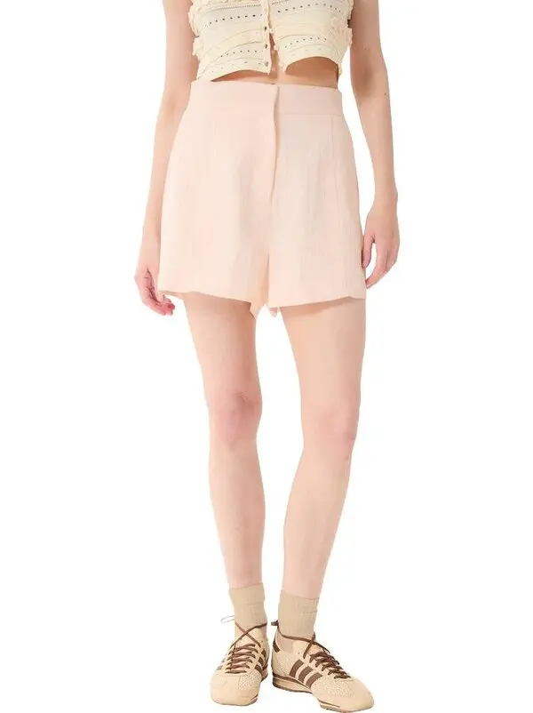 Deluc Paxos High-waisted Shorts - Pink