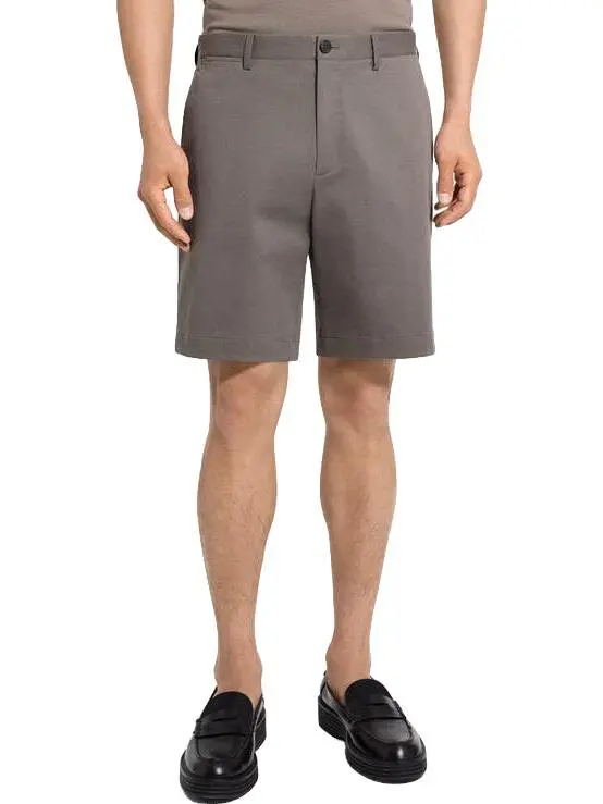 Theory Standard Chino Moonsoft Cotton Blend Shorts - Morel