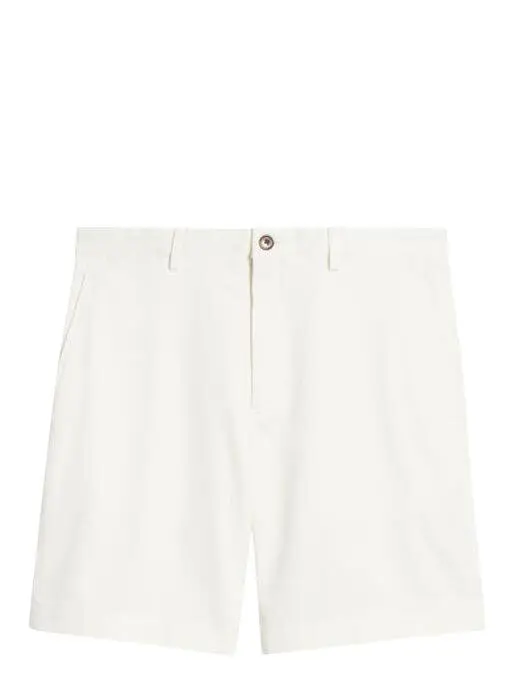 Theory Standard Chino Shorts - Winter Ivory