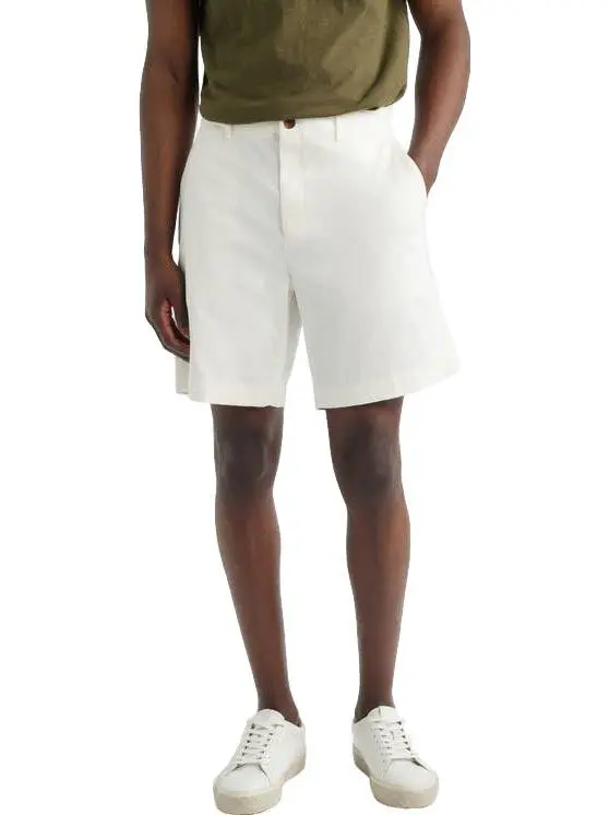 Theory Standard Chino Shorts - Winter Ivory