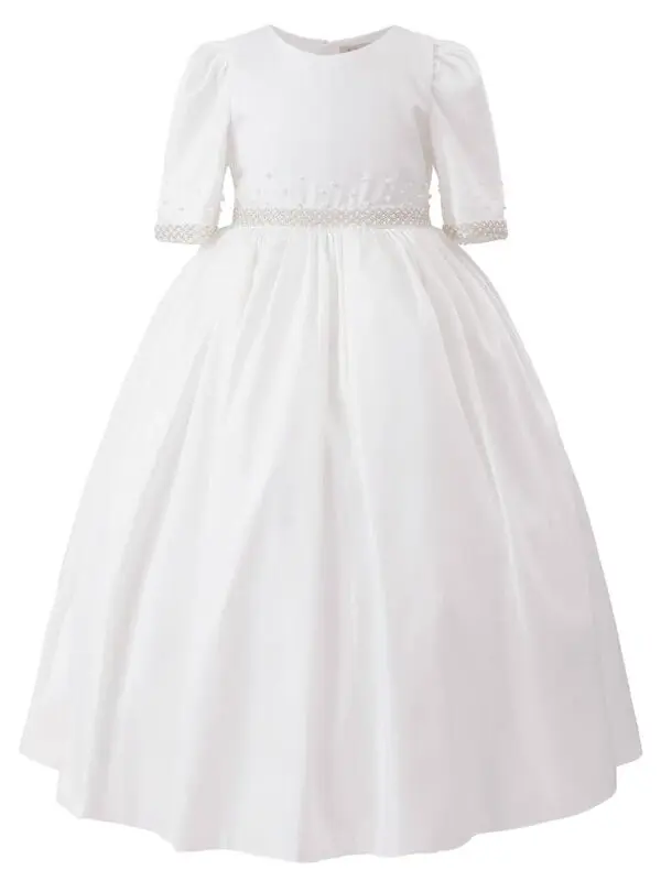 TULLEEN Vasonette Pearl-embellished Dress - White