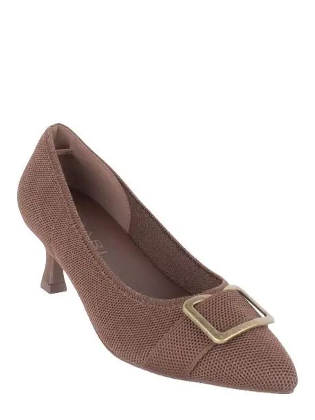 Tahari Canterbury Kitten Heel Pump - Brown