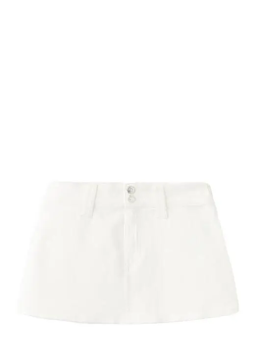 Mango Denim Miniskirt - Off White