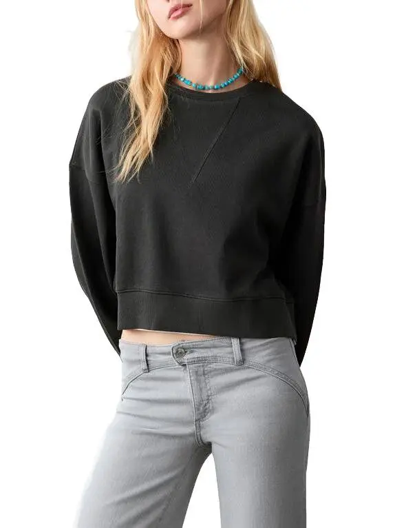 Mango Cotton Sweatshirt - Charcoal