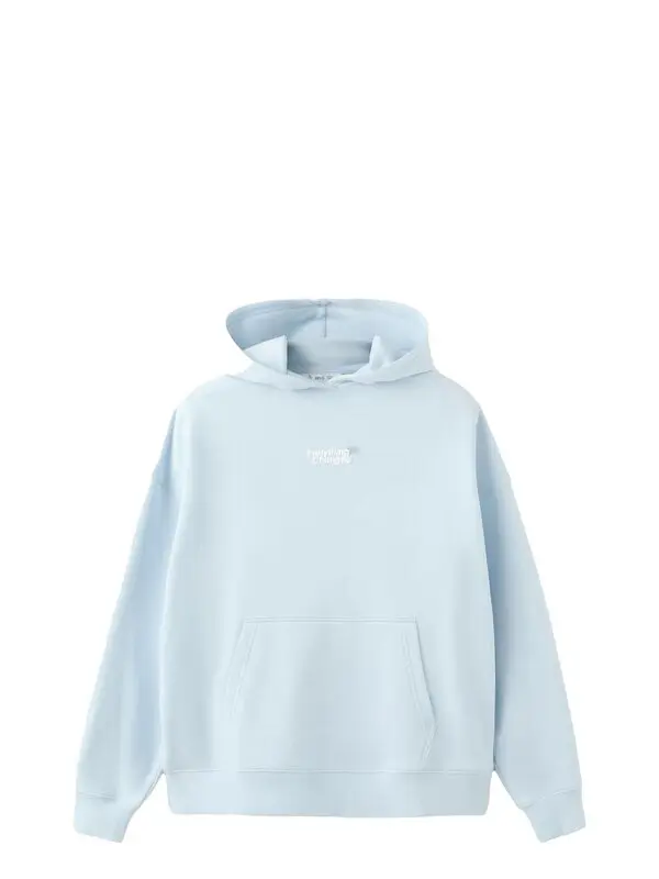 Mango Cotton Hoodie - Mint Blue