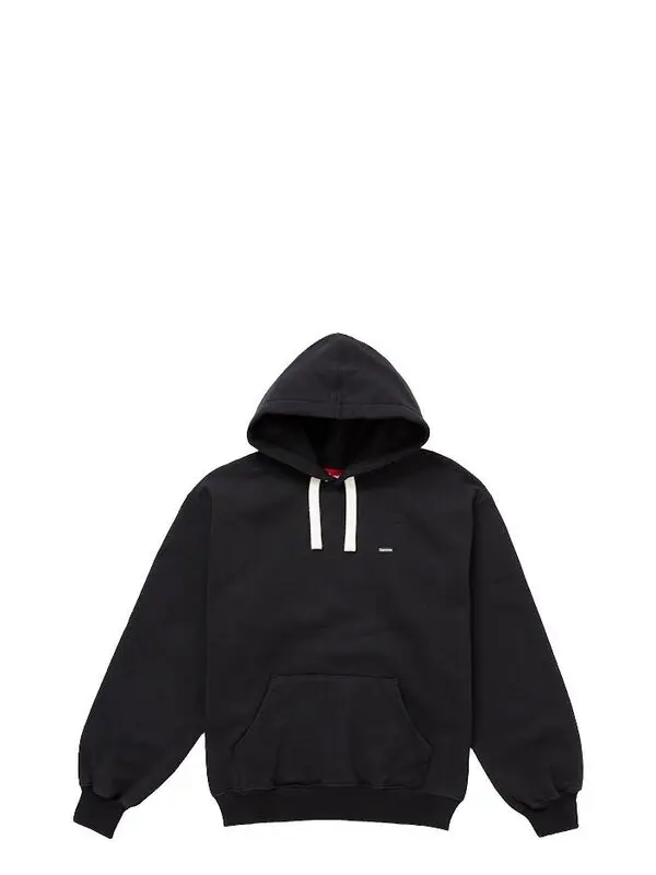 Supreme Small Box Drawcord Hooded Sweatshirt - Black