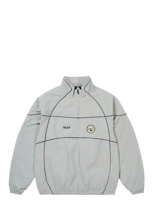 PALACE Pro Team Piped Shell Jacket - Grey