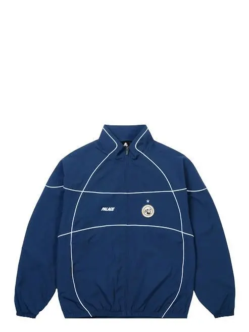 PALACE Pro Team Piped Shell Jacket - Navy Blue
