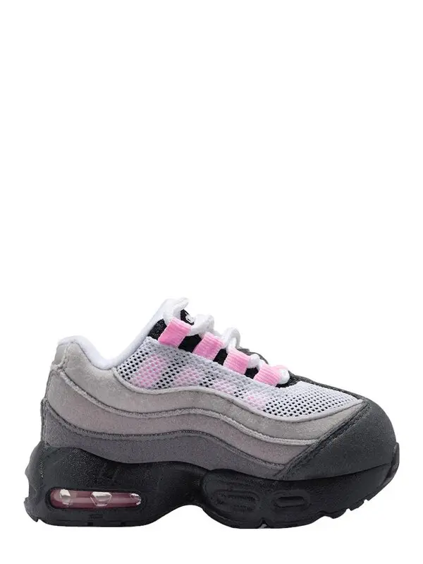 Nike Little Max '95 Sneakers - Black/pink Foam/medium Grey