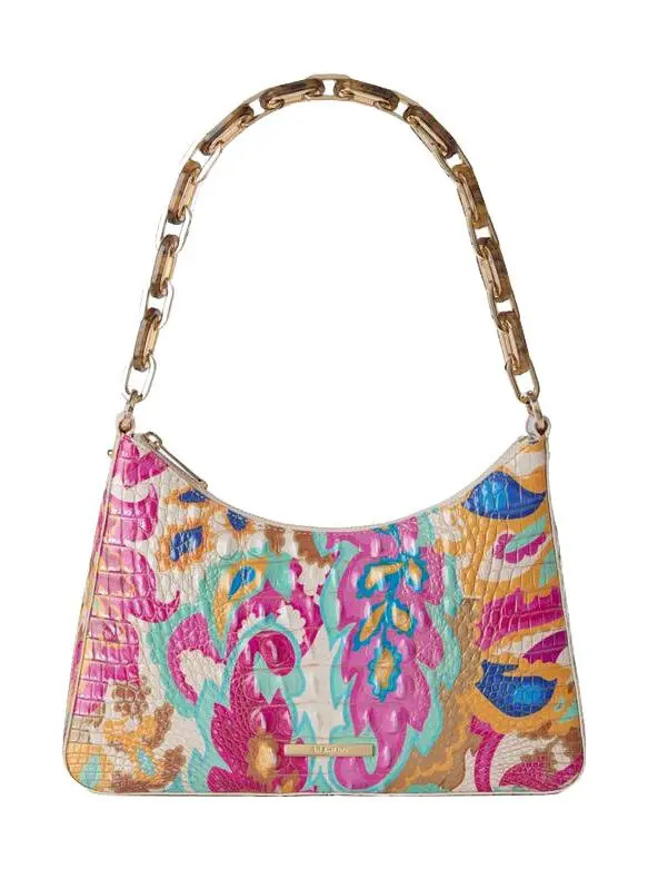 Brahmin Embossed Leather Shoulder Bag - Wanderlight