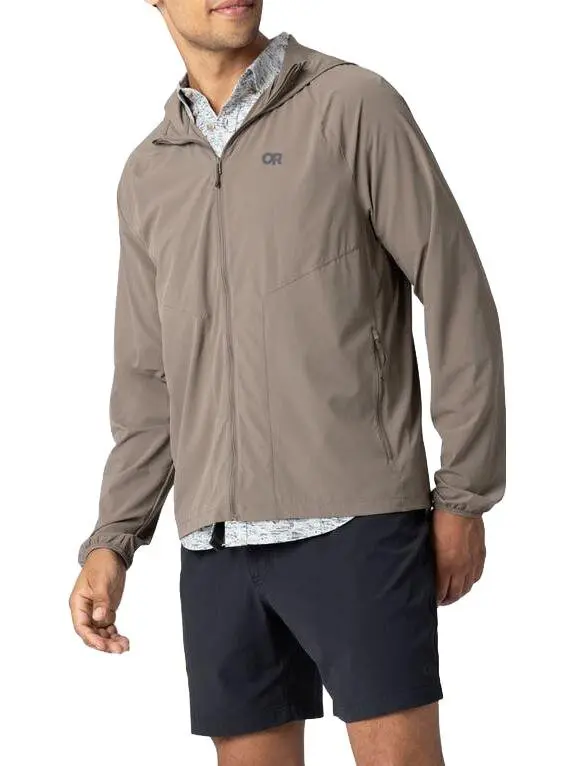 OUTDOOR RESEARCH Astroman Sun Full Zip Hoodie - Gravel