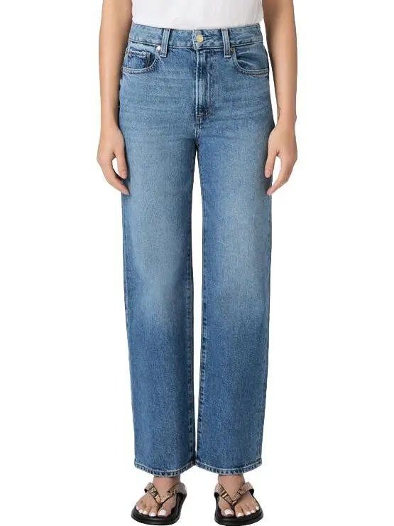 Paige Stevie High-waist Straight-leg Jeans - Keystone