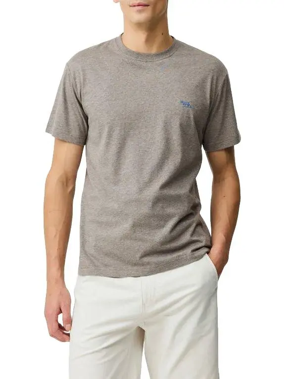 Rodd & Gunn The Gunn Tee 2.0 Sports Fit Cotton T-shirt - Mocha