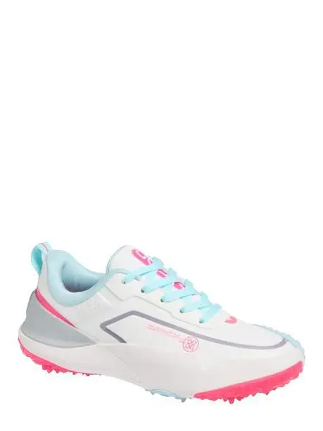 G/fore G/18 Golf Shoe - Snow/knockout Pink