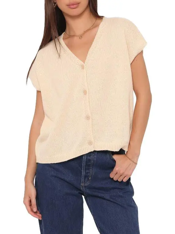 PETAL & PUP Mariana Knit Sweater Vest - Lemon