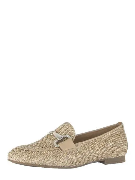 Gabor Woven Bit Loafer - Sand