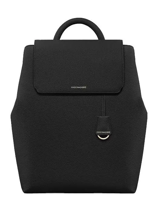 MAISON DE SABRE Medium Soft Backpack - Black Caviar