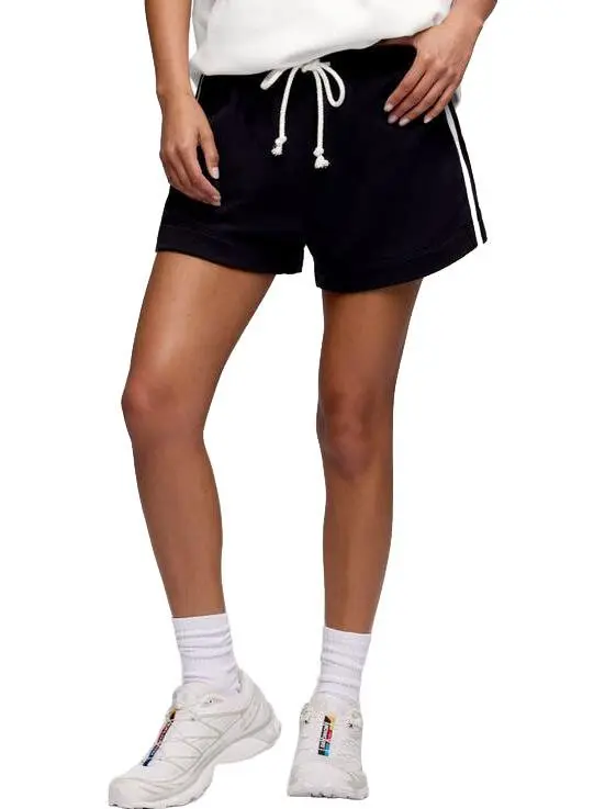 NUUDS French Terry Track Shorts - Black