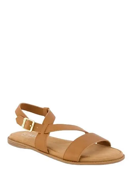 Toms Strappy Mar Sandal - Medium Brown