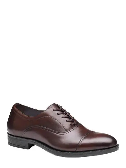 Johnston & Murphy Conlin Cap Toe Oxford - Espresso Full Grain