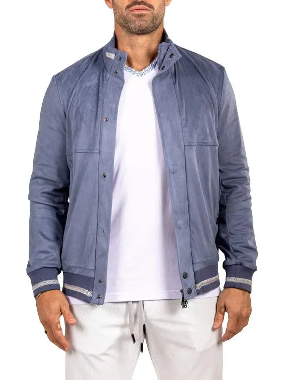 MACEOO Bomber Jacket - Blue