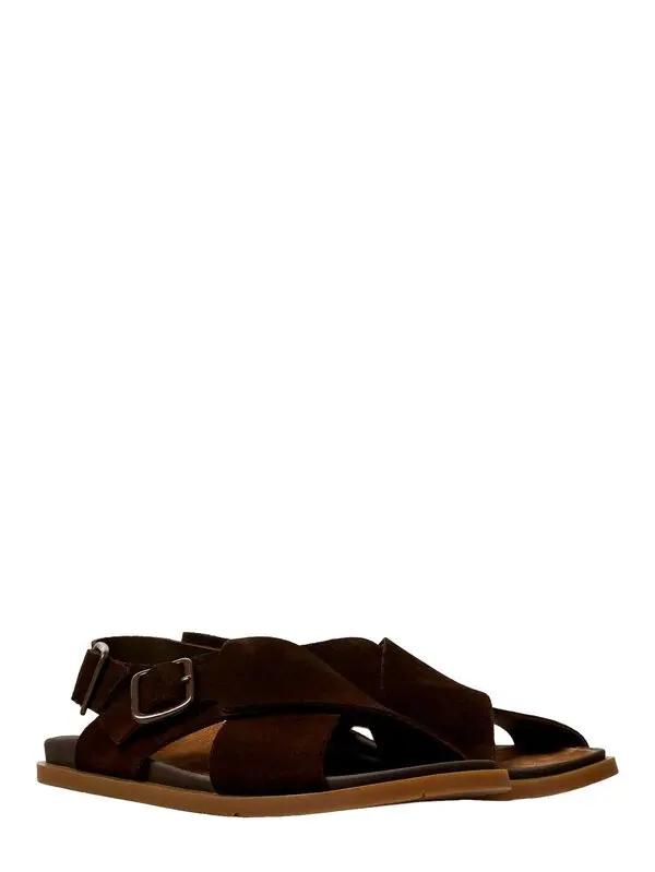Camper Lluc X-strap Sandal - Medium Brown